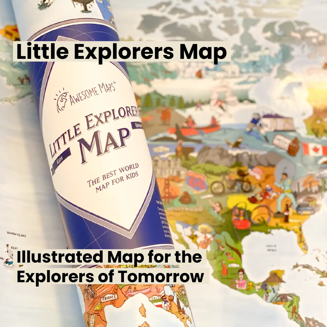 Little Explorers Best Map for Kids | Awesome Maps